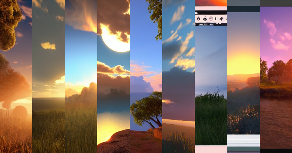 Lexica - The setting sun, unreal engine 5