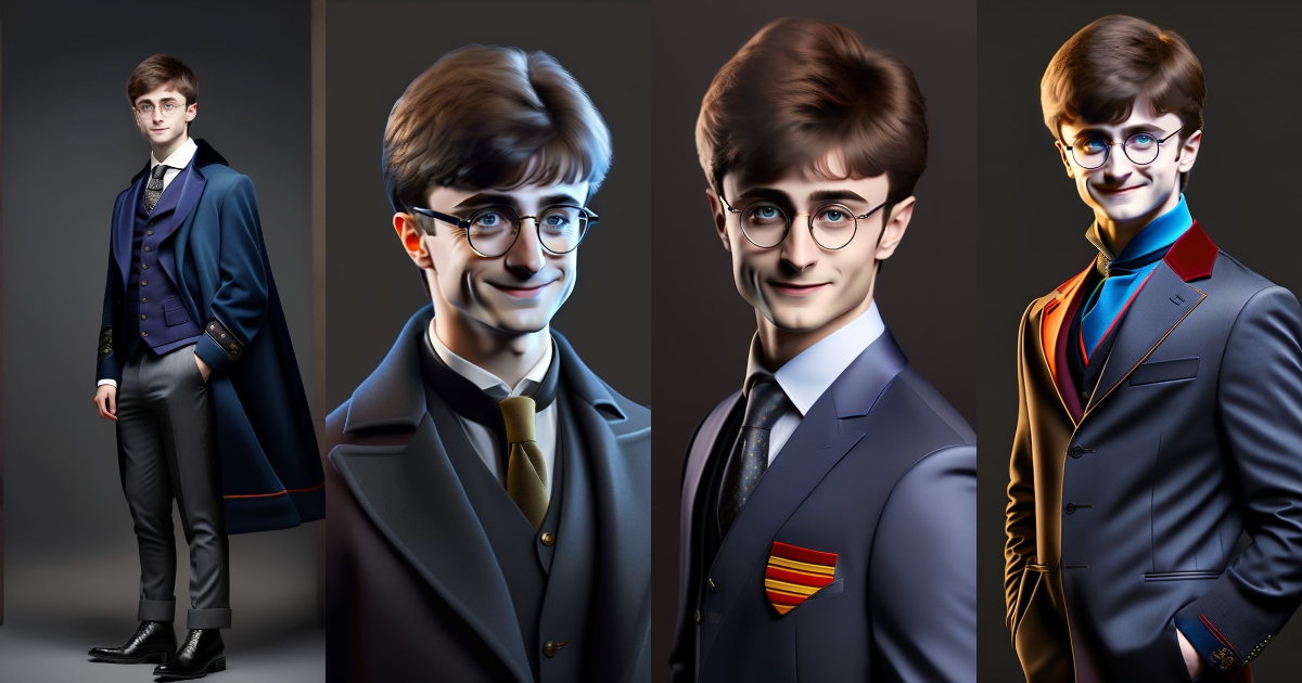 Lexica - Daniel Jacob Radcliffe in style of Harry potter, wearing as in ...