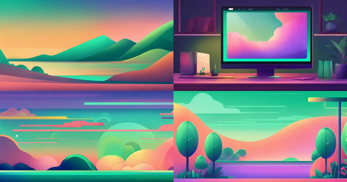 Lexica - Online form. simple flat gradient illustration. jade