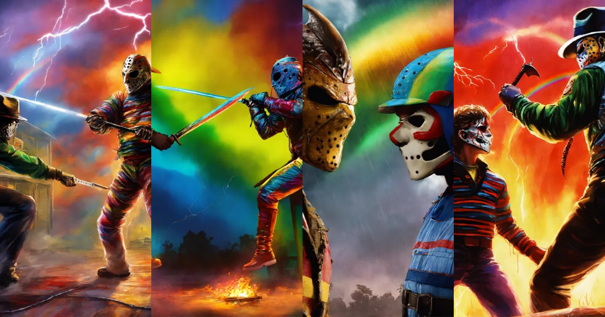 Lexica - Nightmare on elm st freddie vs jason god rainbow thunder