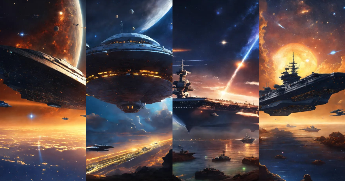 Lexica - Starry sky, meteorites, sunlight, alien spacecraft, super ...