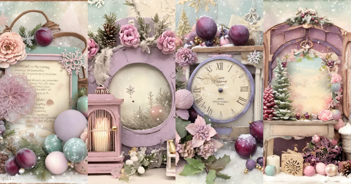 Lexica - Shabby chic dreamy mist pastel colors junk journaling ...