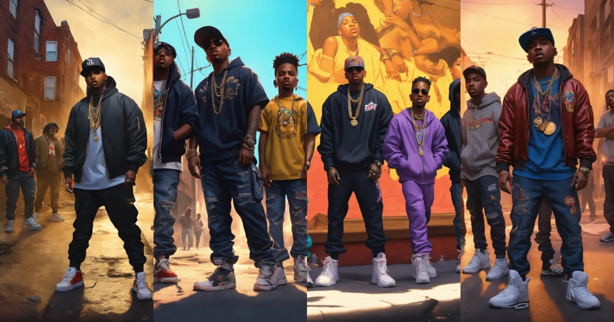 Lexica - Pop art, hyperrealist full body portrait of black rapper "Lil ...