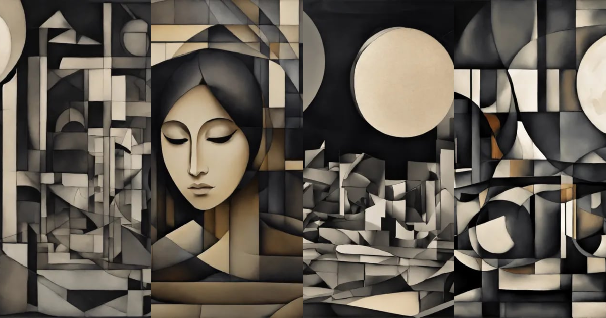 Lexica - Abstract art abstraction abstract SketchUp moonlight charcoal ...