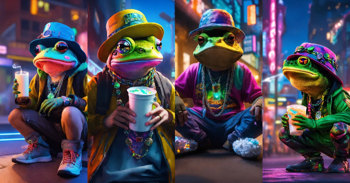 Lexica - A toad drinking milk slice of life anime, cyberpunk Colorado ...