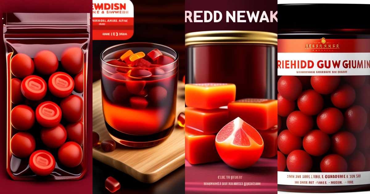 Lexica - Reddish brown tasty supplement gummies