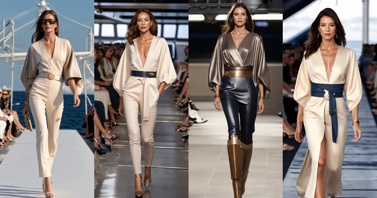 Lexica - 3d realistic photo of female captain walking runway during ...