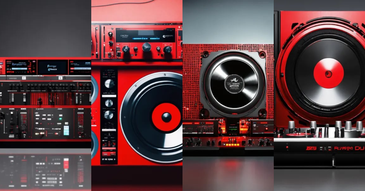 Lexica - Modern day DJ mix board and speakers image to go on business ...
