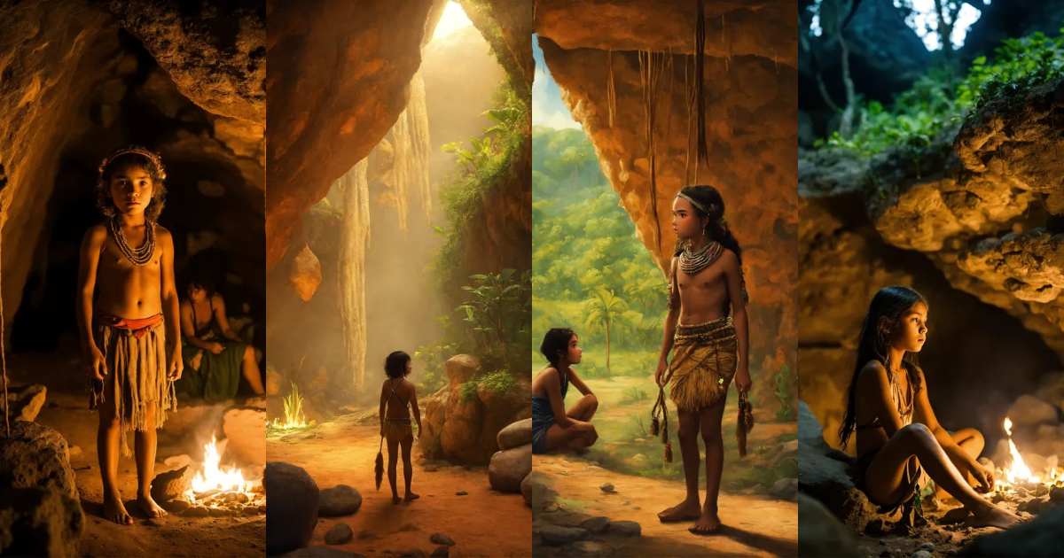 Lexica - An 12 year old cave boy and her tribe 8 million years ago ...