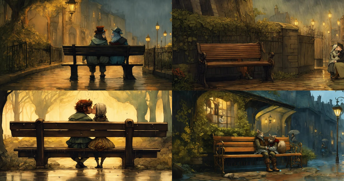 Lexica - By Gris Grimly, Maurice Sendak, Romeo and Juliet cuddling on a ...