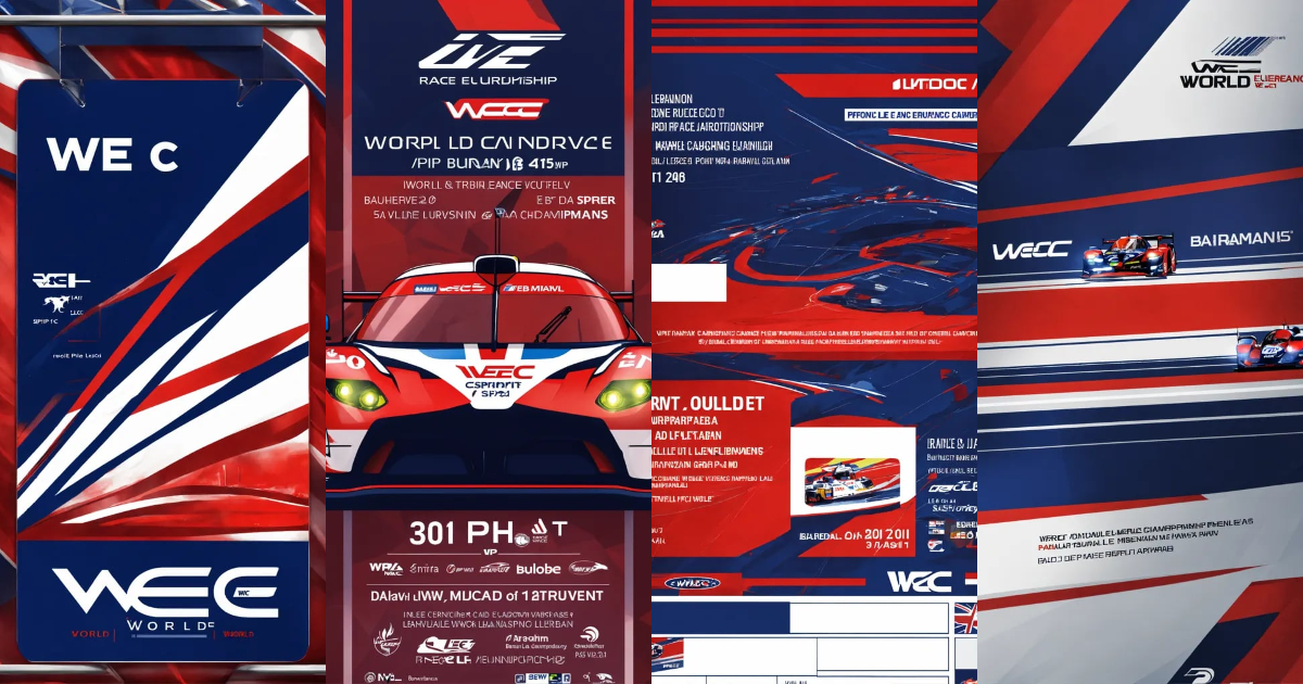 Lexica - WEC World endurance championship card VIP ID pass, red white ...