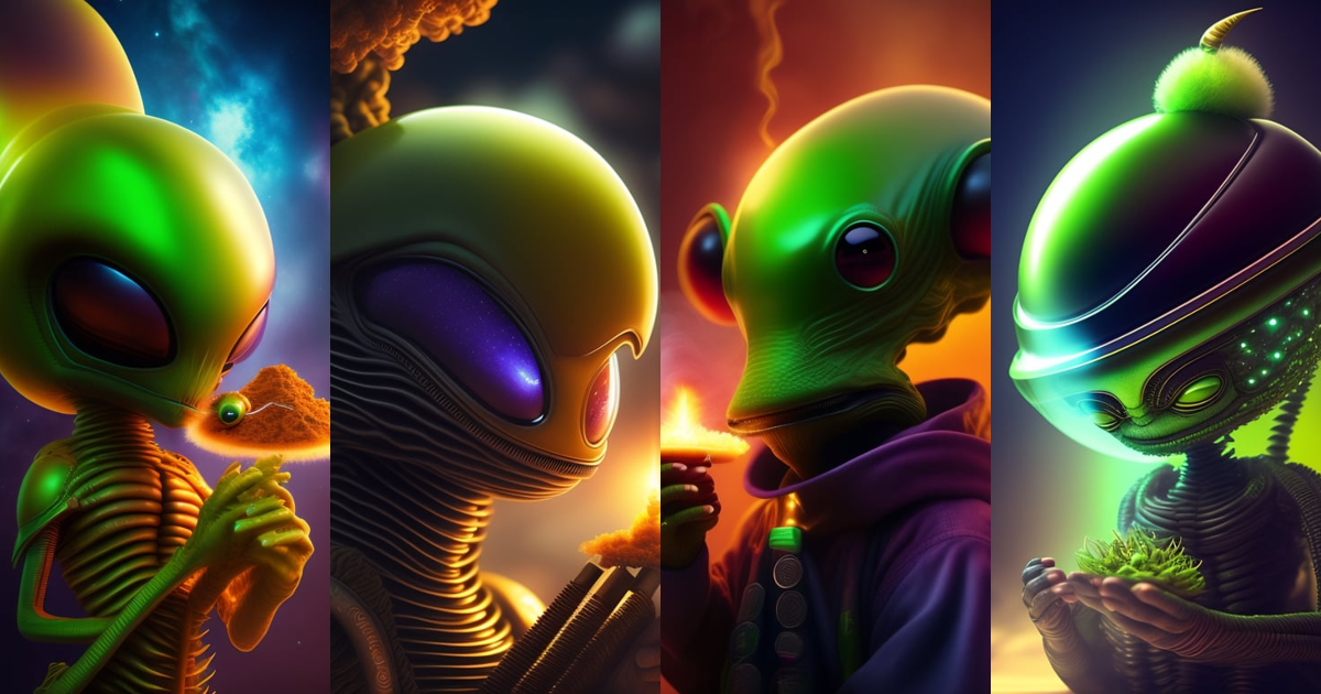 Lexica - Alien enjoys blunt