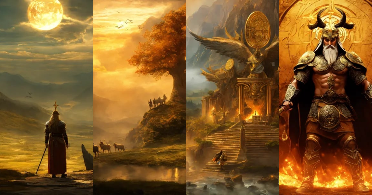 Lexica - In the middle area, there should be Odin from different ...