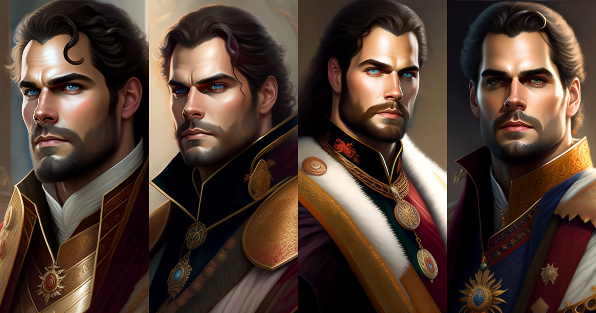 Lexica - Henry Cavill as a fantasy D&D character, heterochromia eyes ...