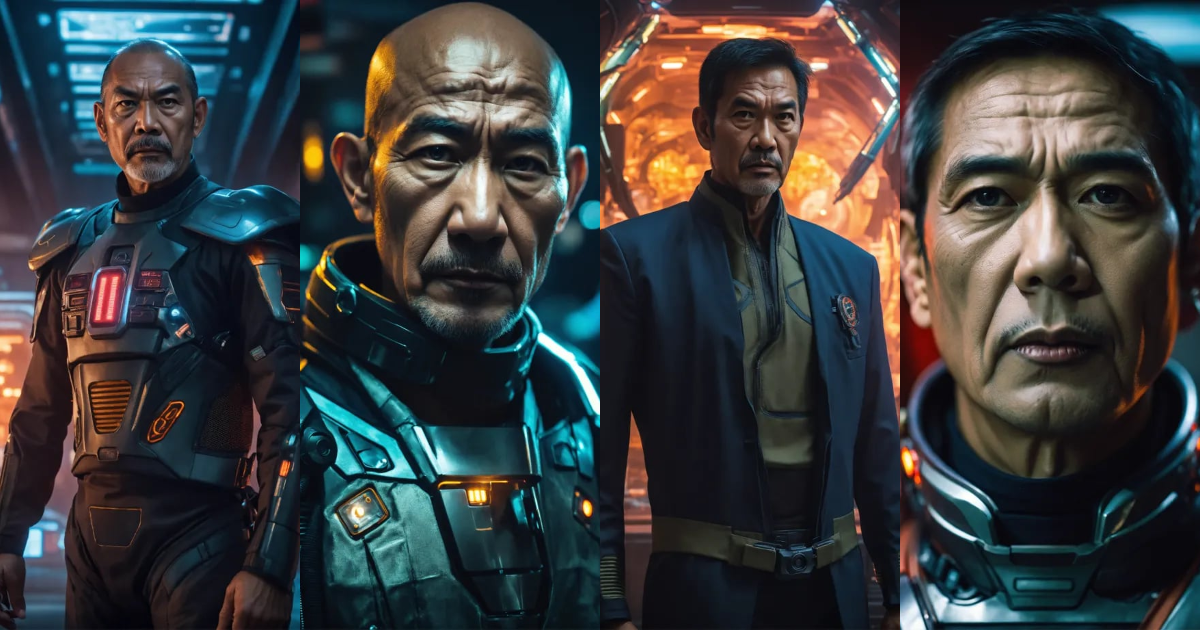 Lexica - A 50-year-old intimidating ugly man, Indo-Asian looking, long ...