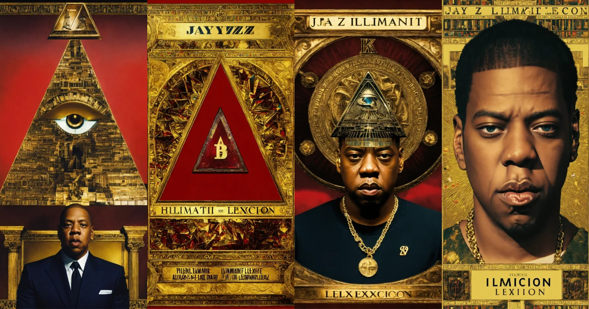 Lexica - Jay Z new album cover for “Illuminati Lexicon”
