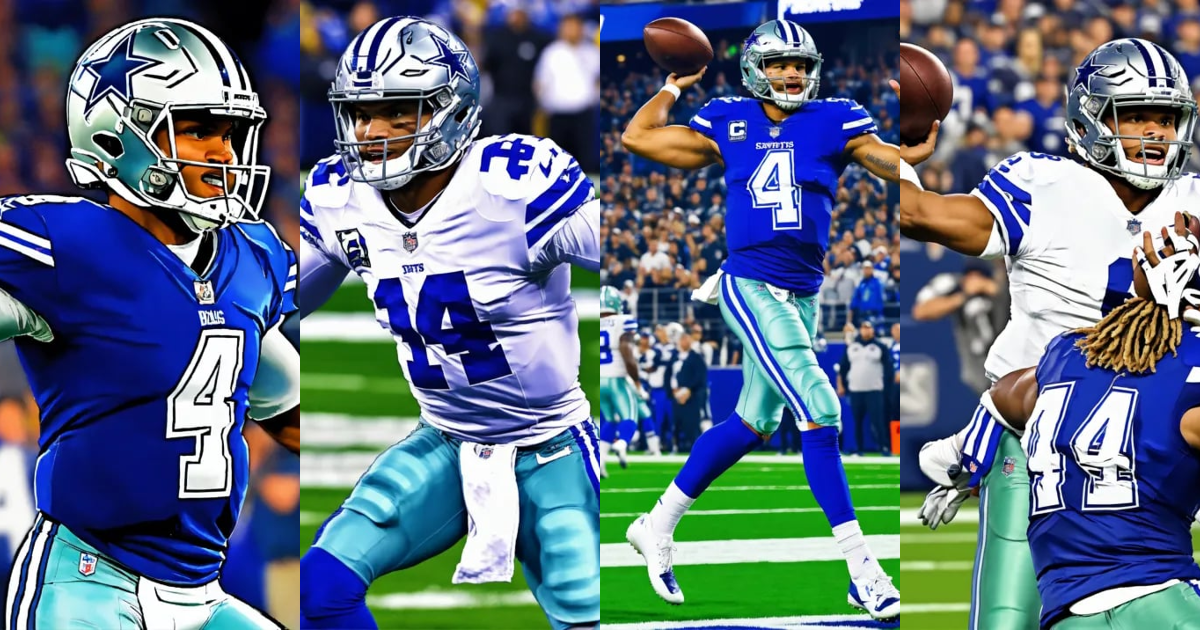 Lexica - Dak prescott throwning an interception on the filed Dallas ...