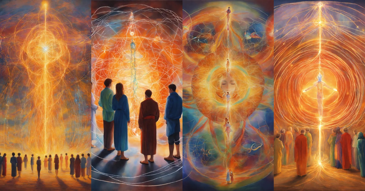 Lexica - Drawing painting of A system of spiritual energetic ...