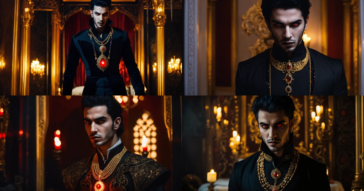 Lexica - Sinister and dramatic picture of a young handsome Arabic ...