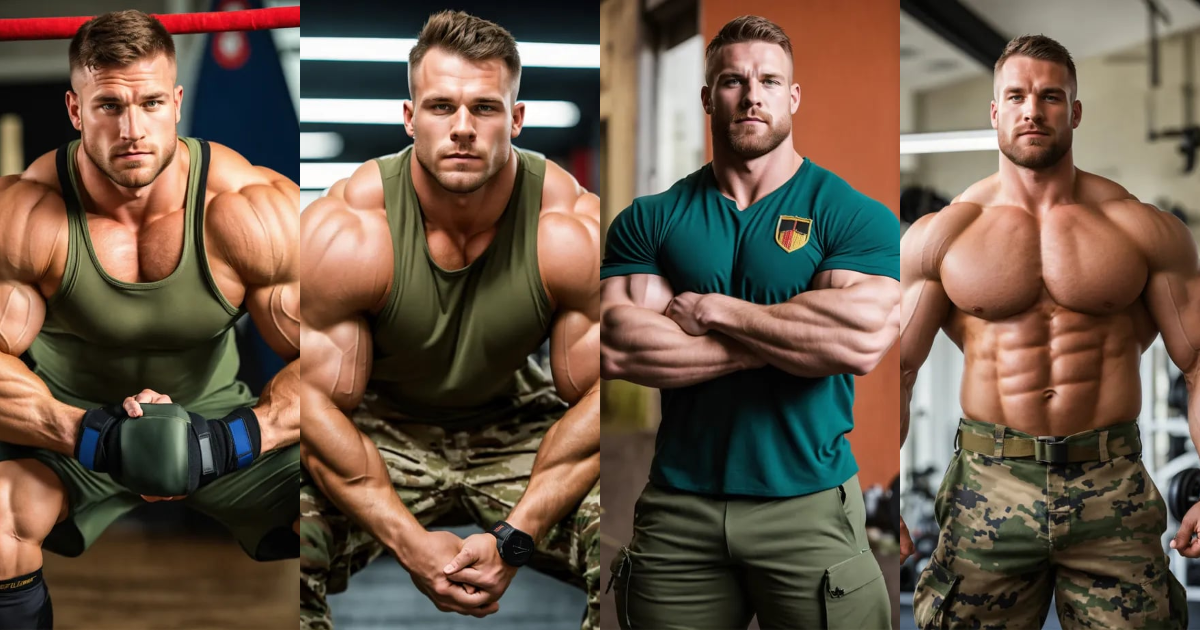 Lexica - 30-year-old German man with big muscles, big bodybuilder, body ...