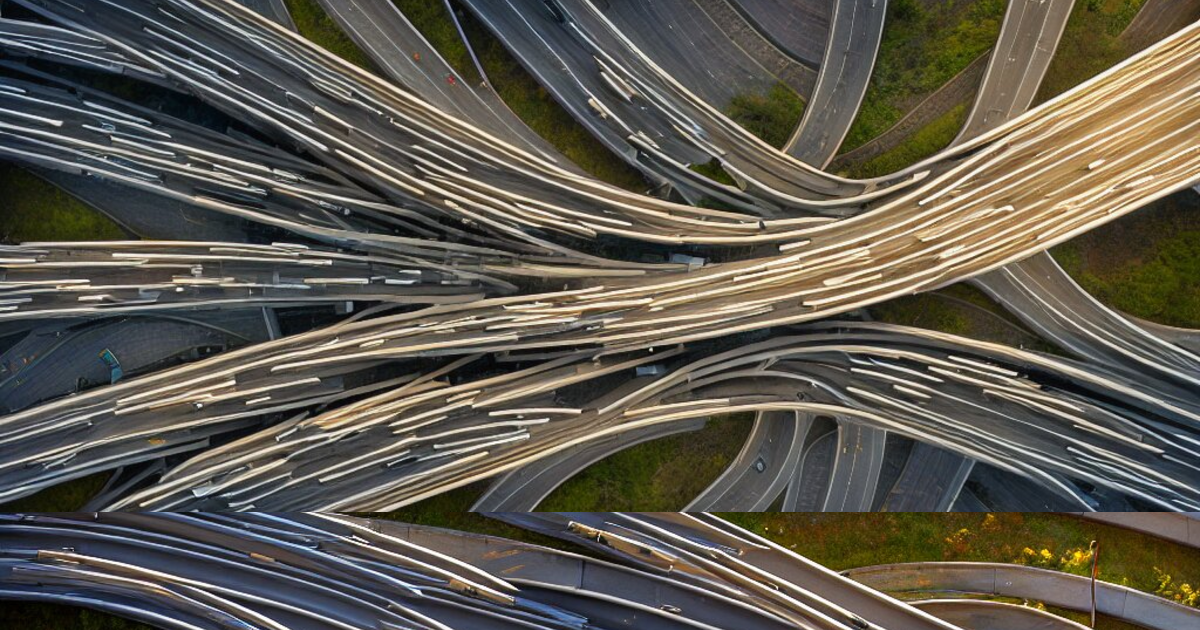 Lexica - A still from elysium by ian mcque - multiple circular ...