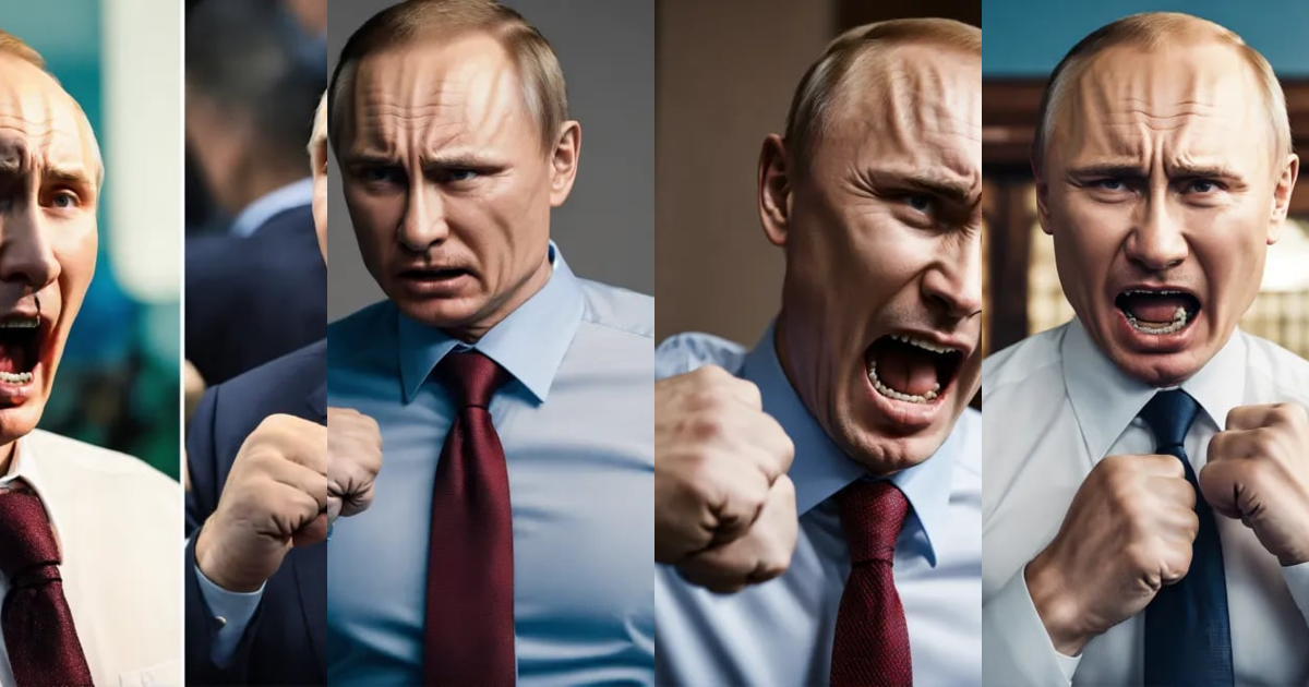 Lexica - Angry frustrated white male, putin, face pulled with anger ...