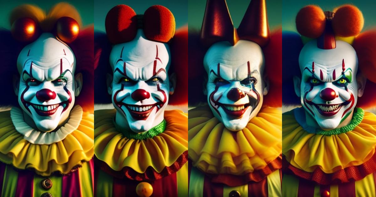 Lexica - Clown, pennywise, payaso it movie, realismo, realista, 4k, hq ...