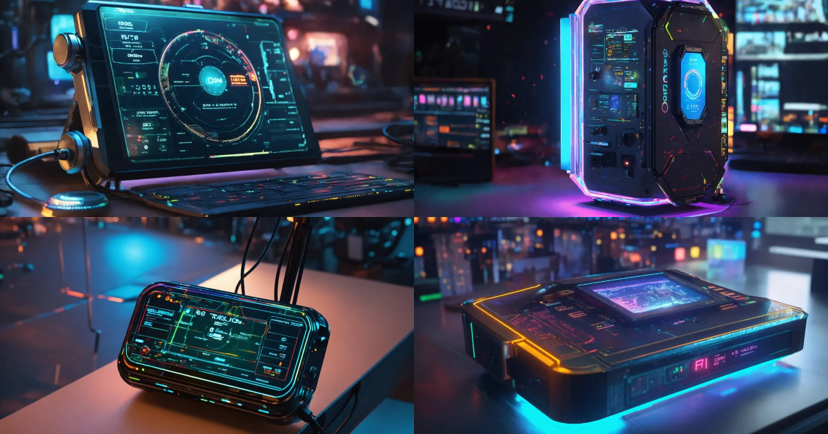 Lexica - Call tracking device, hologram, zoom out, cyberpunk style ...