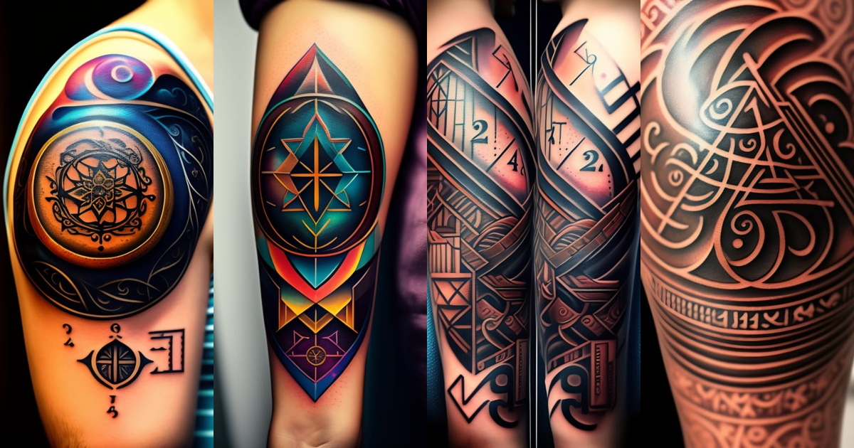 Lexica - Tattoo of maths equations