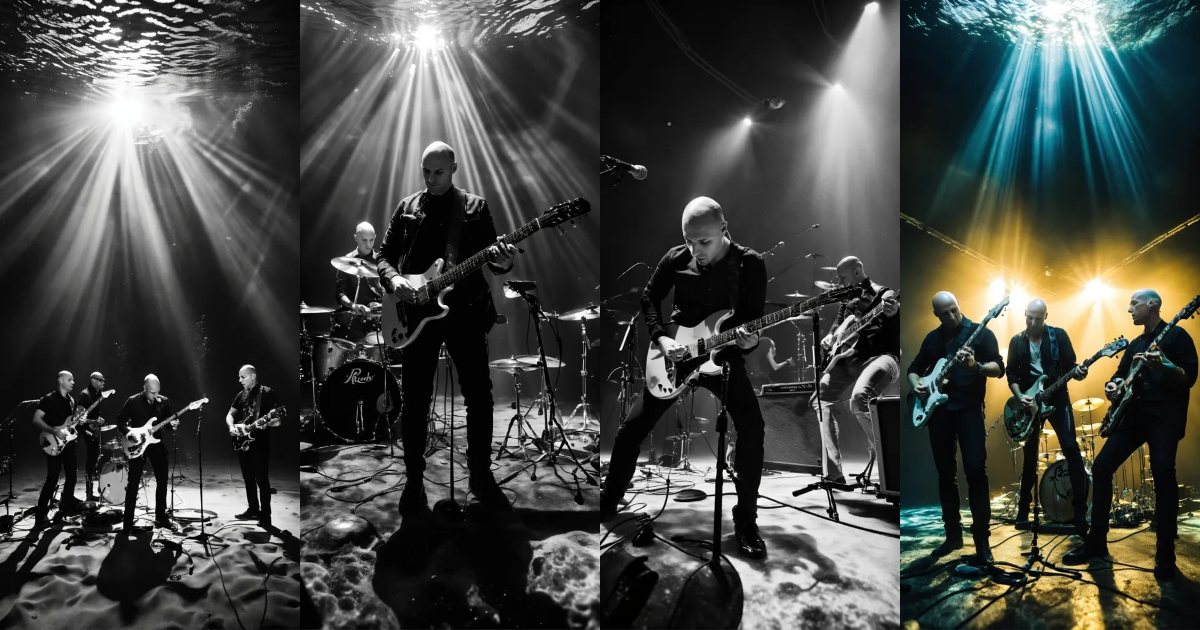 Lexica - Rock band, five members bald guitarist, bald guitarist, bald ...