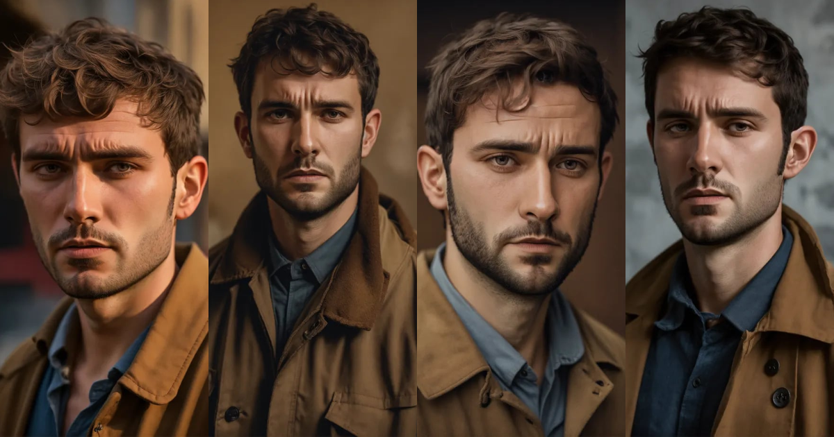 Lexica - A realistic photo of a thin 30-year-old french man, with ...