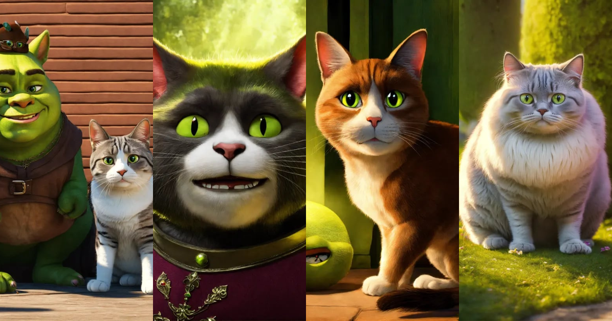 Lexica - Shrek´s cat friend