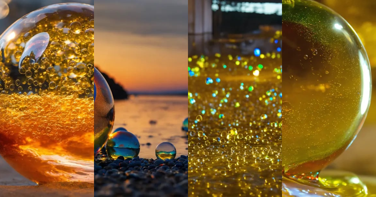 Lexica - Bubbles made from molten glass