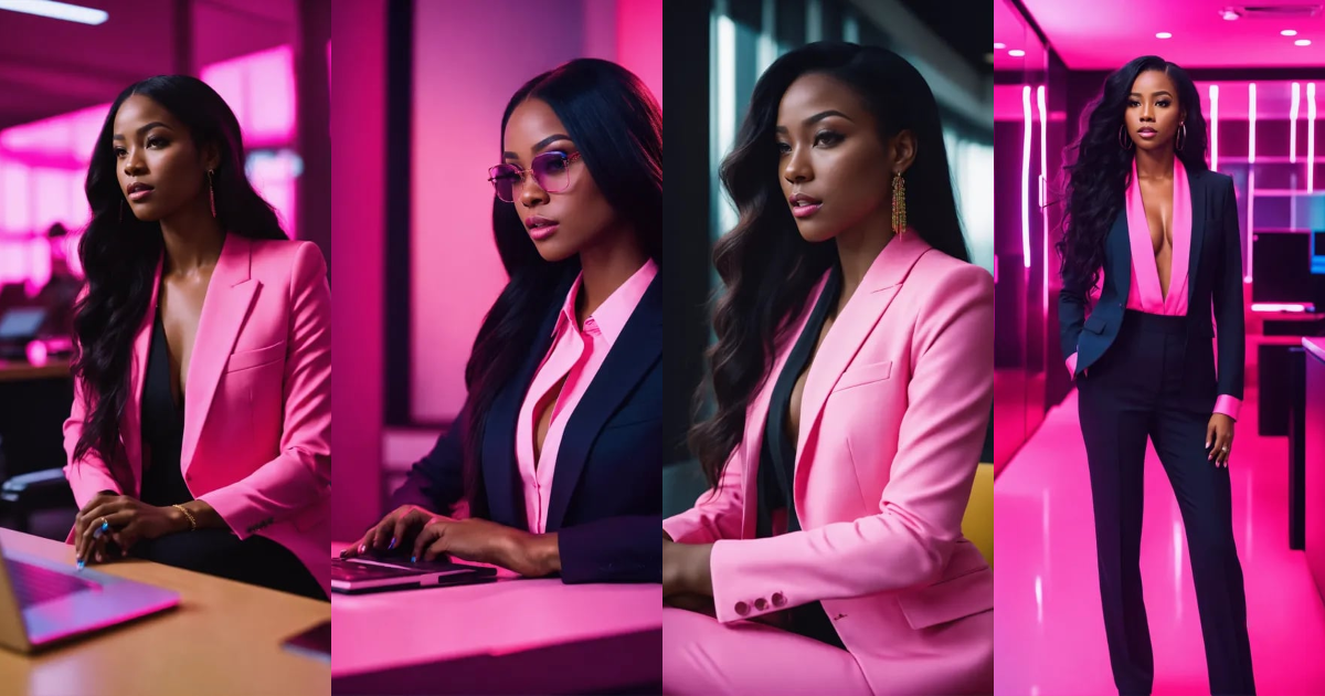 Lexica - Cinematic photography, modern, beautiful black female long ...