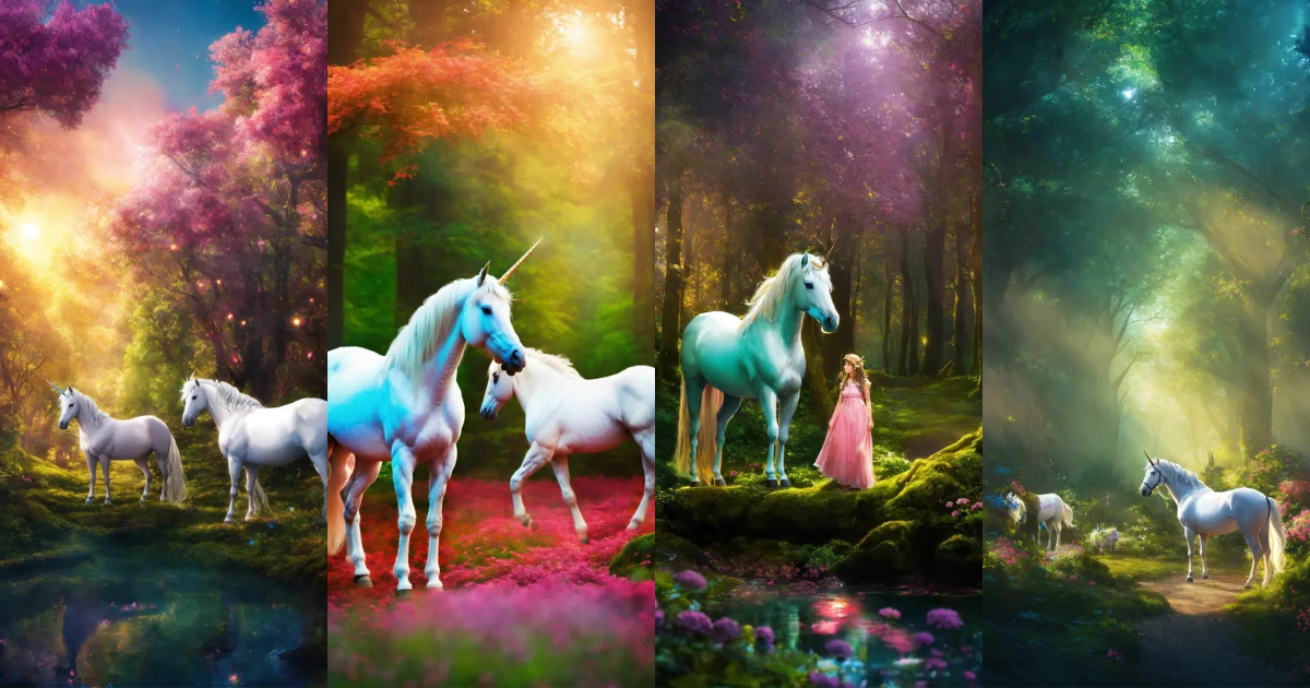 Lexica - A secret is revealed in an enchanted forest with unicorns in ...