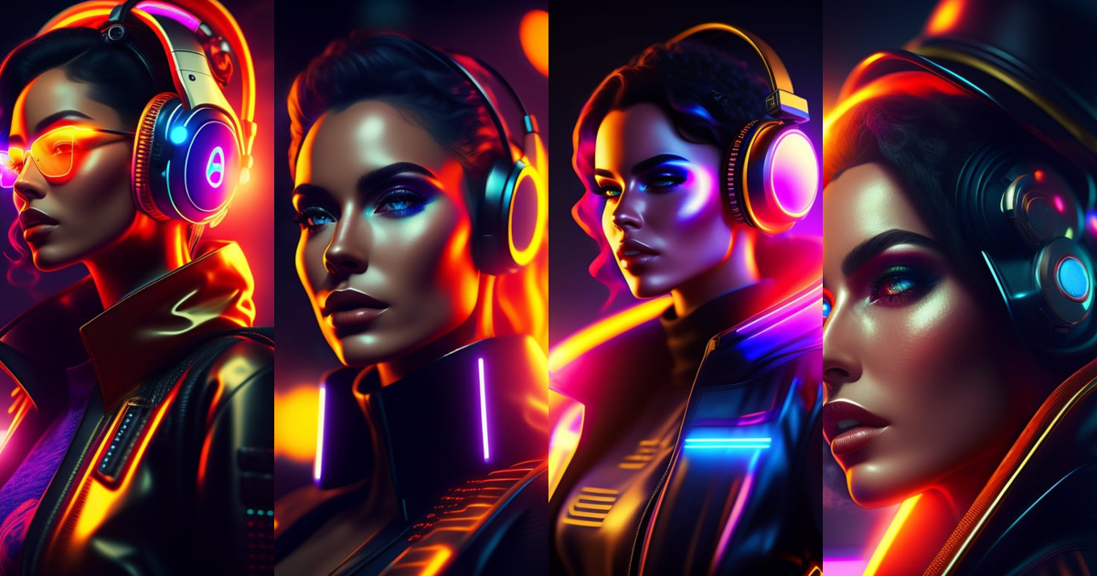 Lexica - Portrait art of ultra realistic retro futuristic dj, lens ...