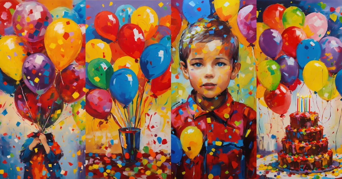 Lexica - Let's Celebrate a Neo-Expressionist Birthday A Burst of ...