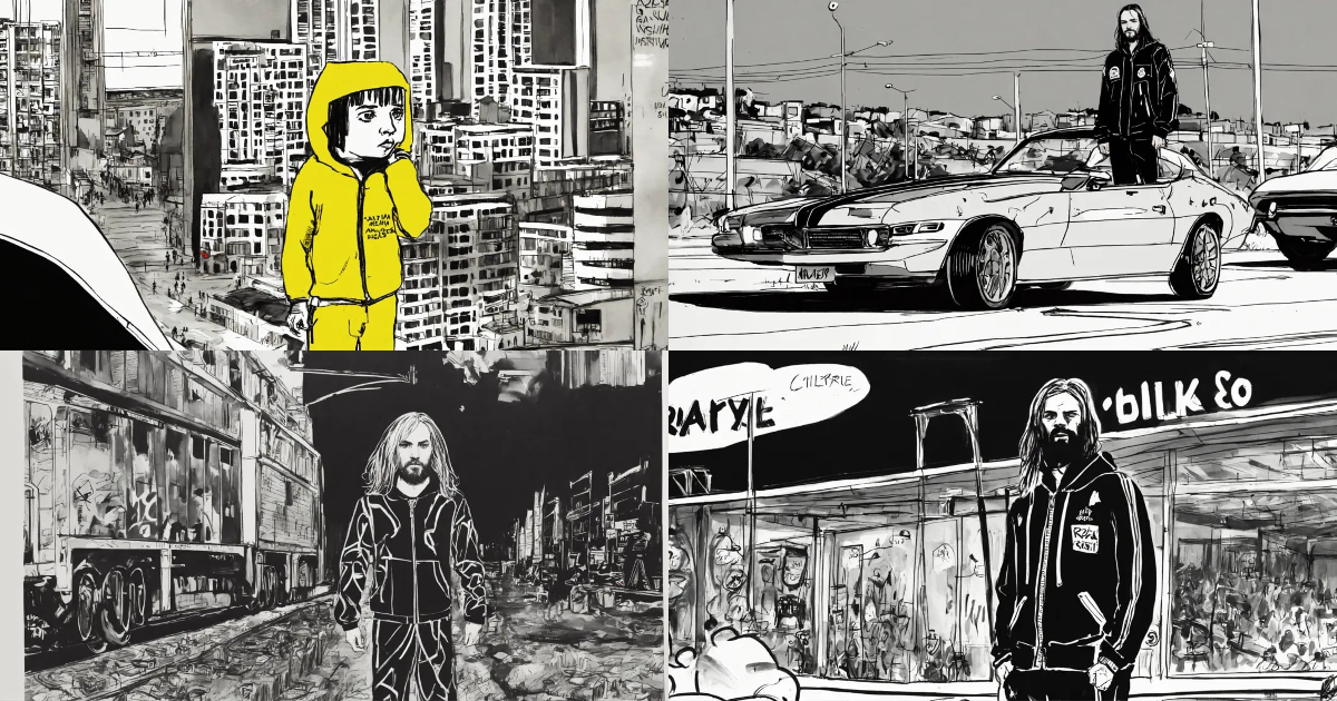 Lexica - A childrensbook like drawing in black and white of Jonathan ...