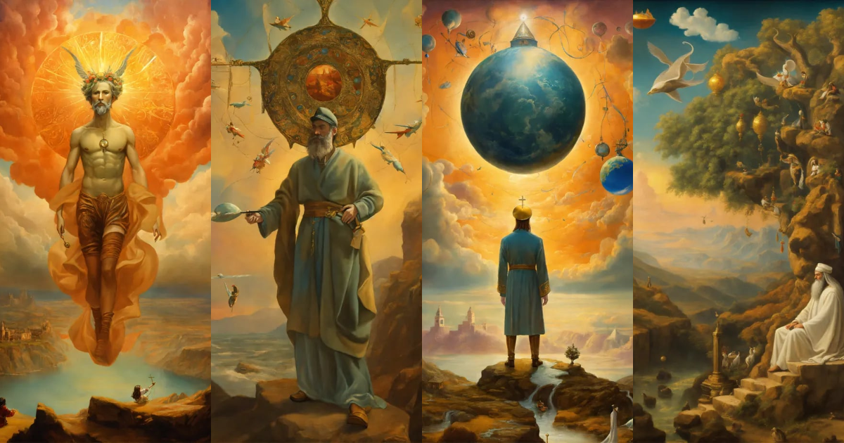 Lexica - IMAGES OF Surrealist Christian Jewish Creator God for fantasy.