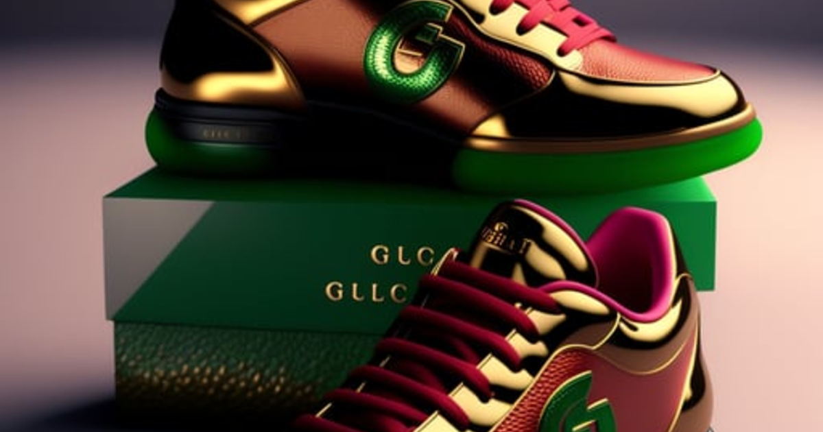 Lexica - Super realistic Gucci Mexican gator skin shoe 3d octane render