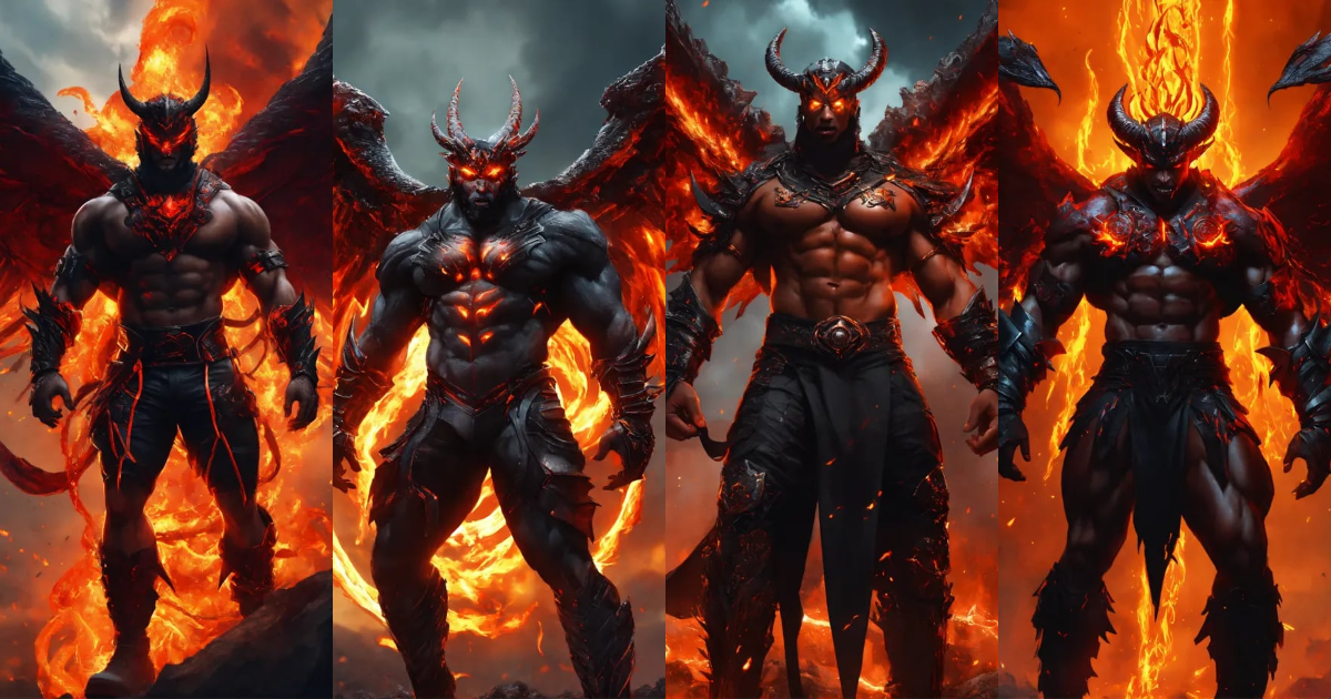 Lexica - Full body huge muscular evil futuristic black warrior ...