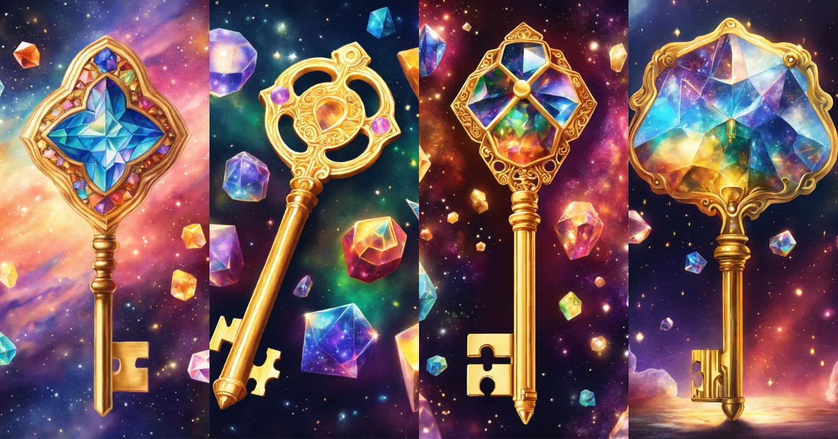 Lexica - Colored pencil drawing illustration of a multidimensional ...