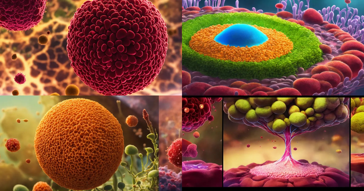 Lexica - Detailed perspective of a mast cell, detailed perspective of a ...