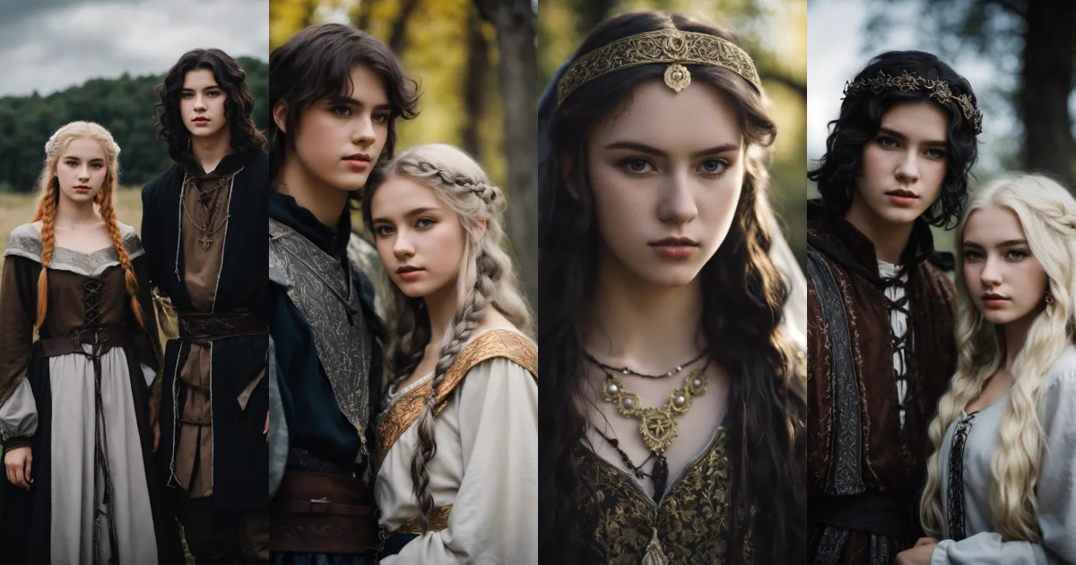 Lexica - A girl of 18 years old, Slavic, with brown eyes, white wavy ...