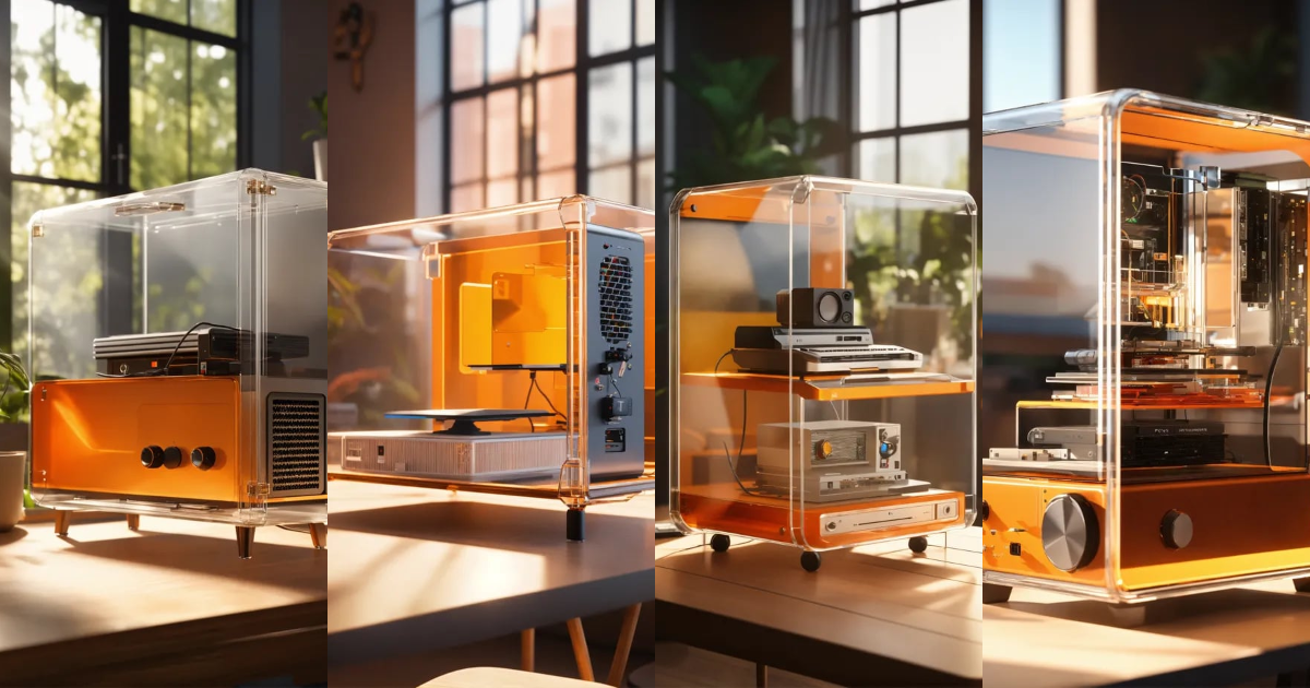 Lexica - A translucent polycarbonate PC case, designed by Charles Eames ...