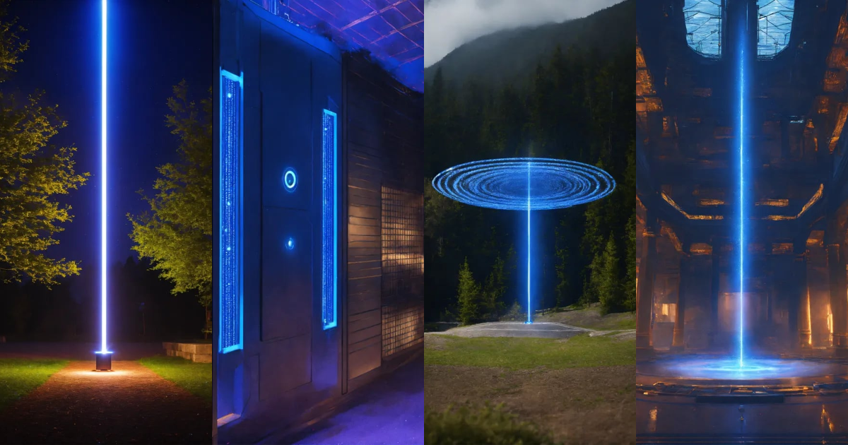 Lexica - Blue teleport particle beam