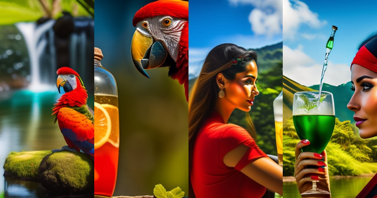 Lexica - Beatifull woman drink water in bottled, costa rica, amazing ...