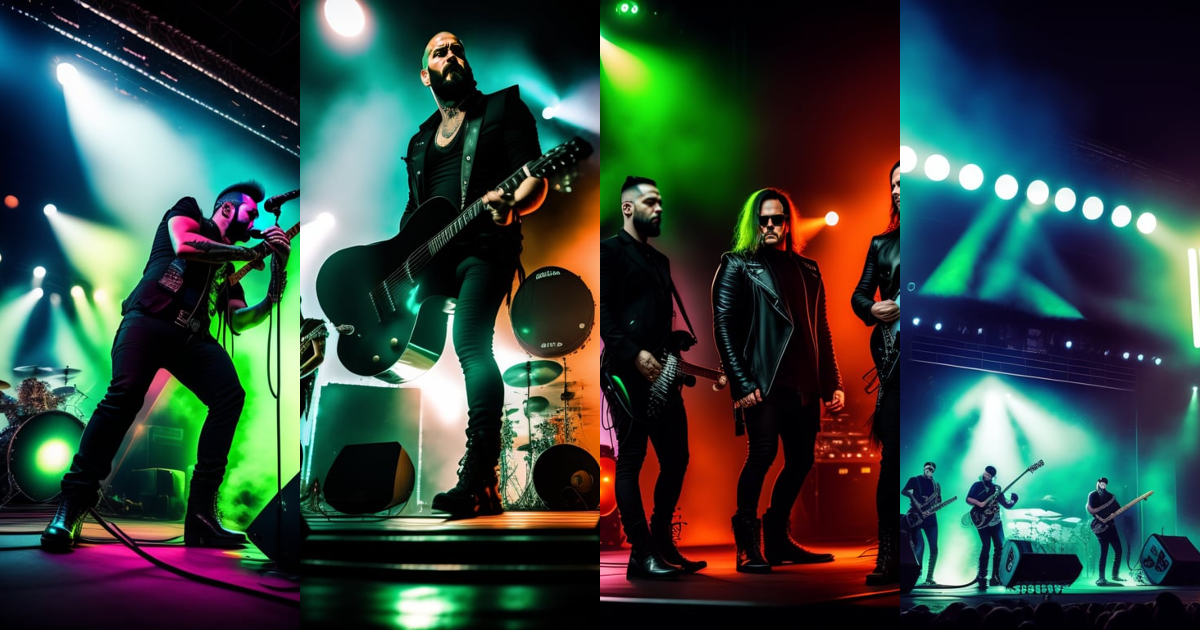 Lexica - Industrial metal band bile performing concert in green hell to ...