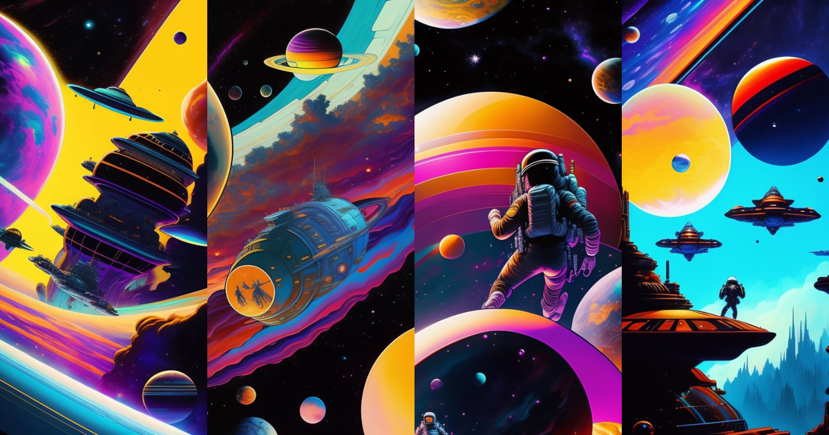 Lexica - Space crew running from holographic dangers. comic art. Comic ...