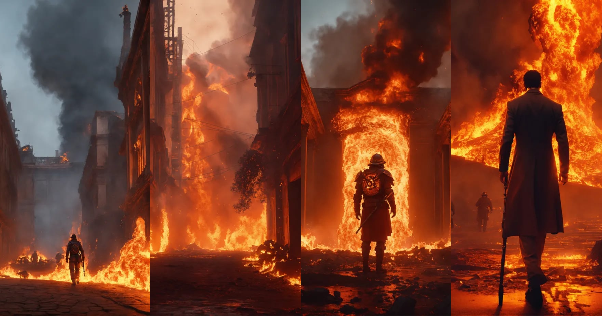 Lexica - Inferno, cinematic, realistic, 8k